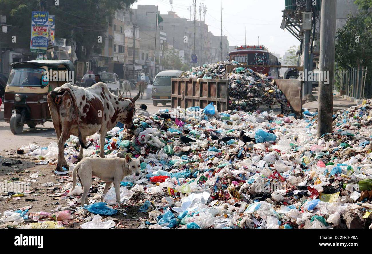 Huge heap of garbage creating problems for commuters, residents and ...