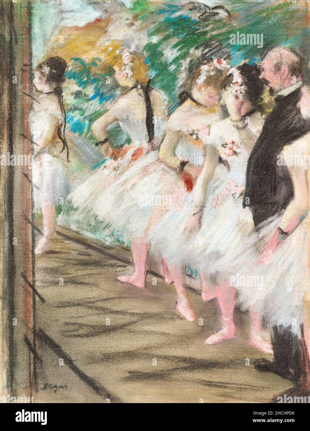 The Ballet (ca. 1880) painting in high resolution by Edgar Degas Stock ...