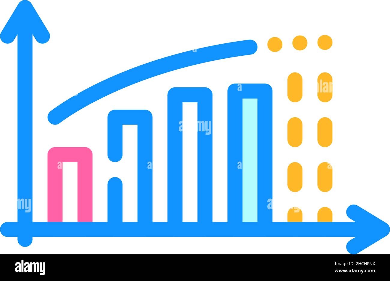 benefit passive income infographic color icon vector illustration Stock ...
