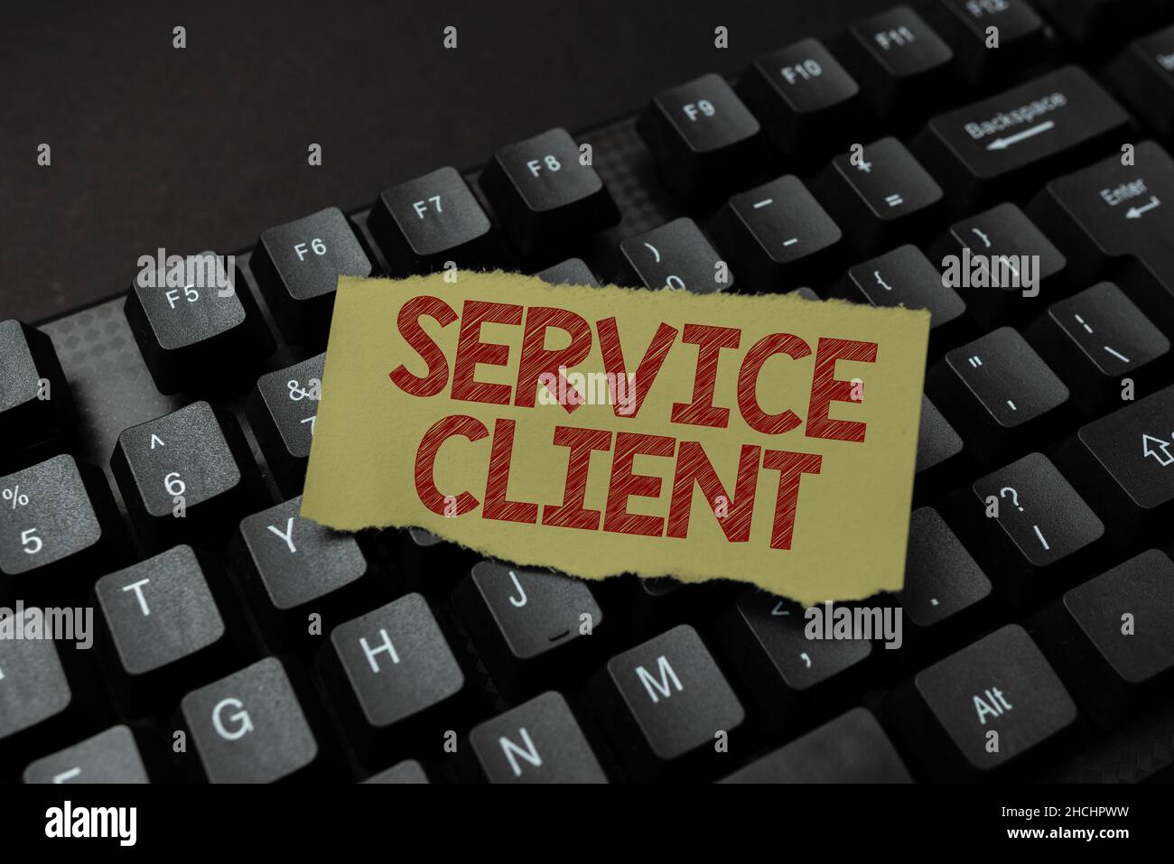 Inspiration showing sign Service Client. Business approach Dealing with ...