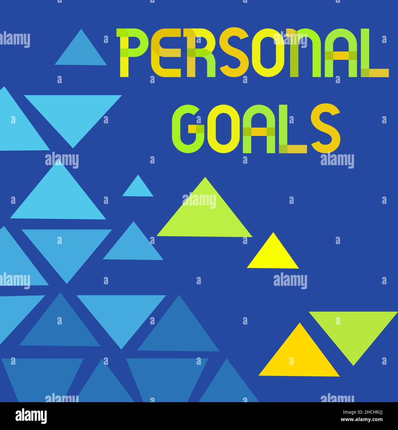Writing displaying text Personal Goals. Word Written on Target set by a ...