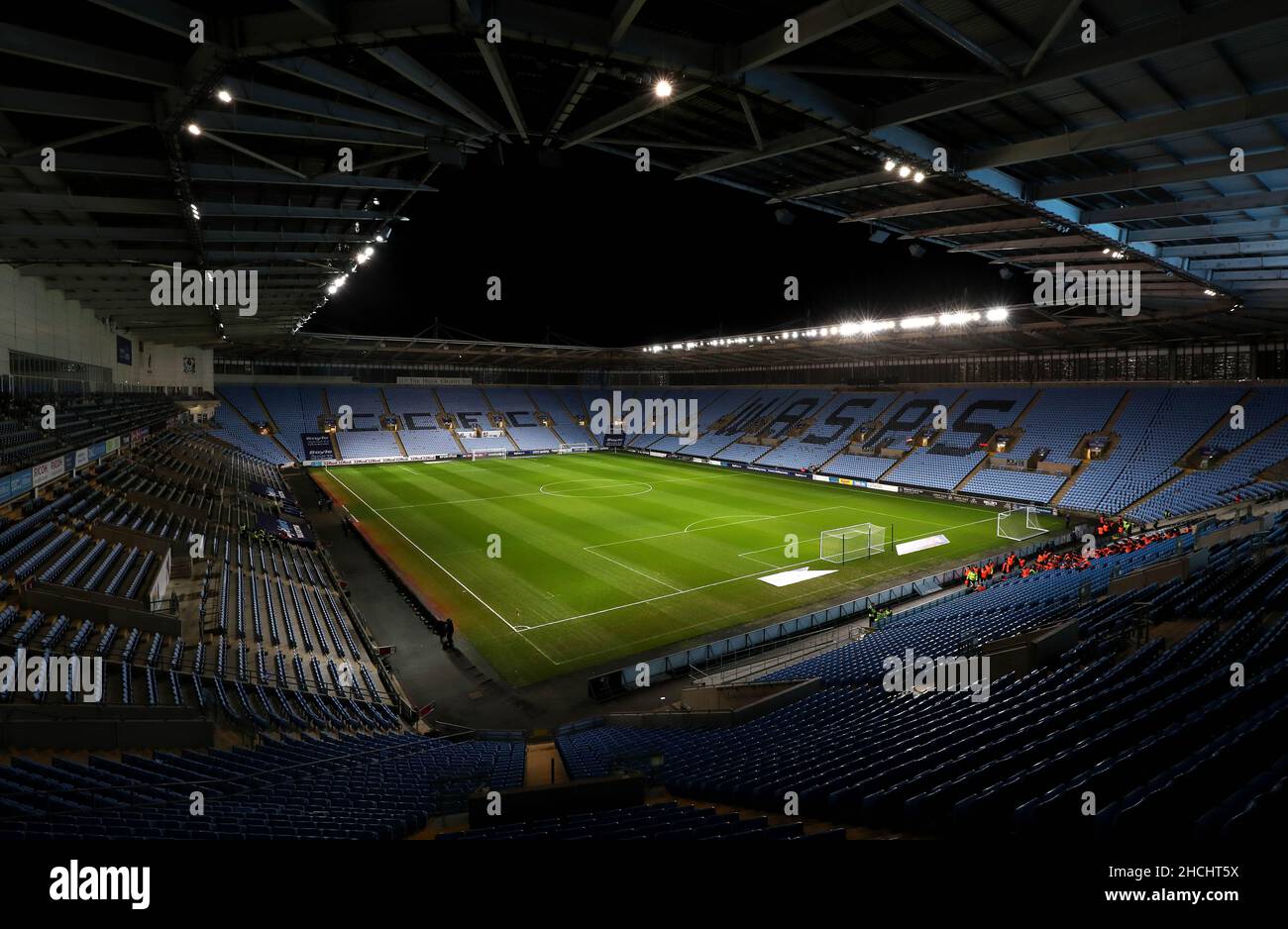 General view from inside the ground before the Sky Bet Championship ...