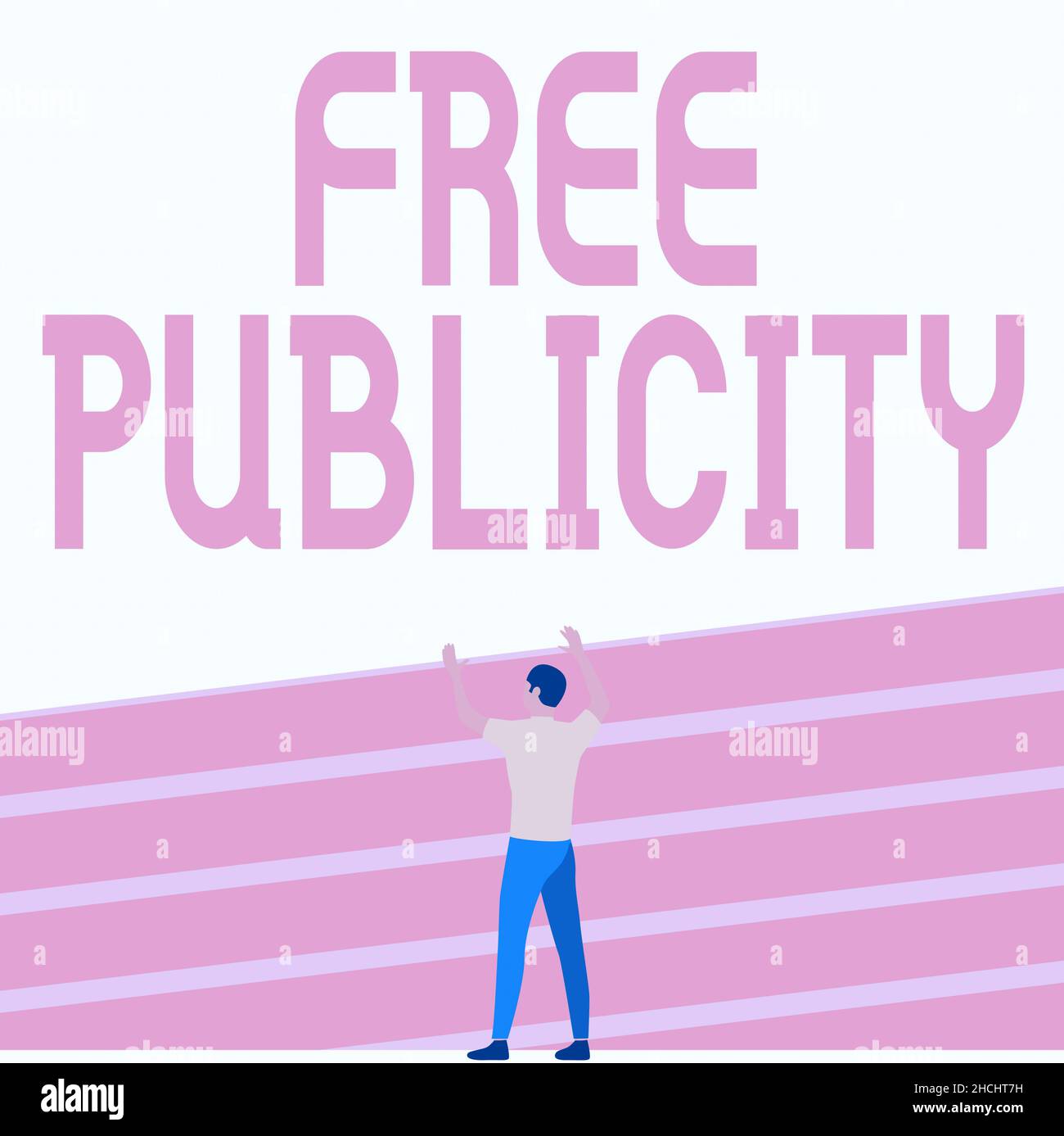 Text showing inspiration Free Publicity. Word Written on Promotional ...