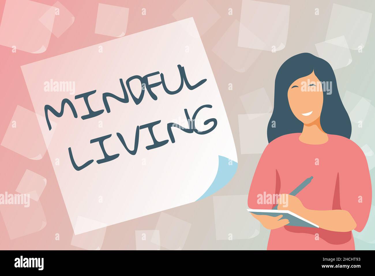 Inspiration showing sign Mindful Living. Word for Fully aware and ...