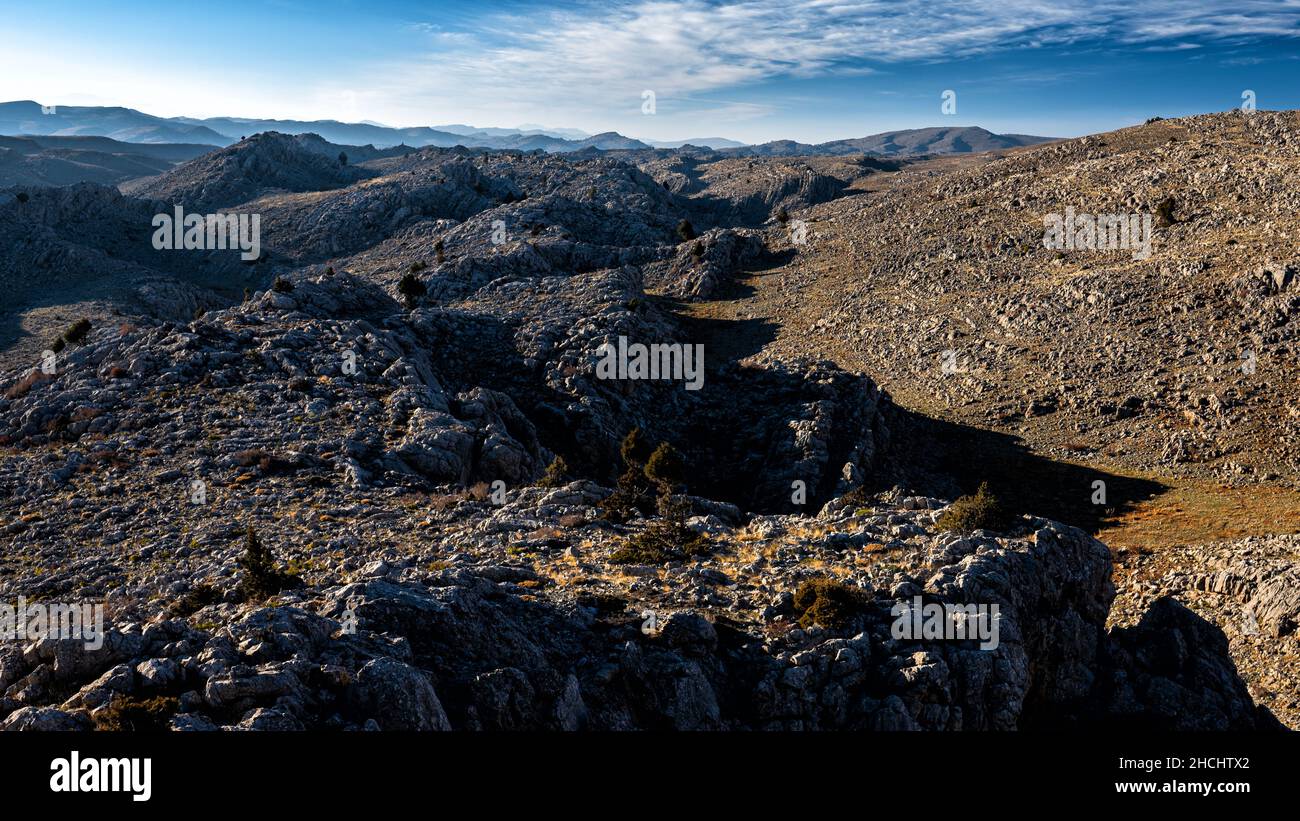 The Taurus (Toros) Mountains, Turkey. Beautiful landscape with view ...
