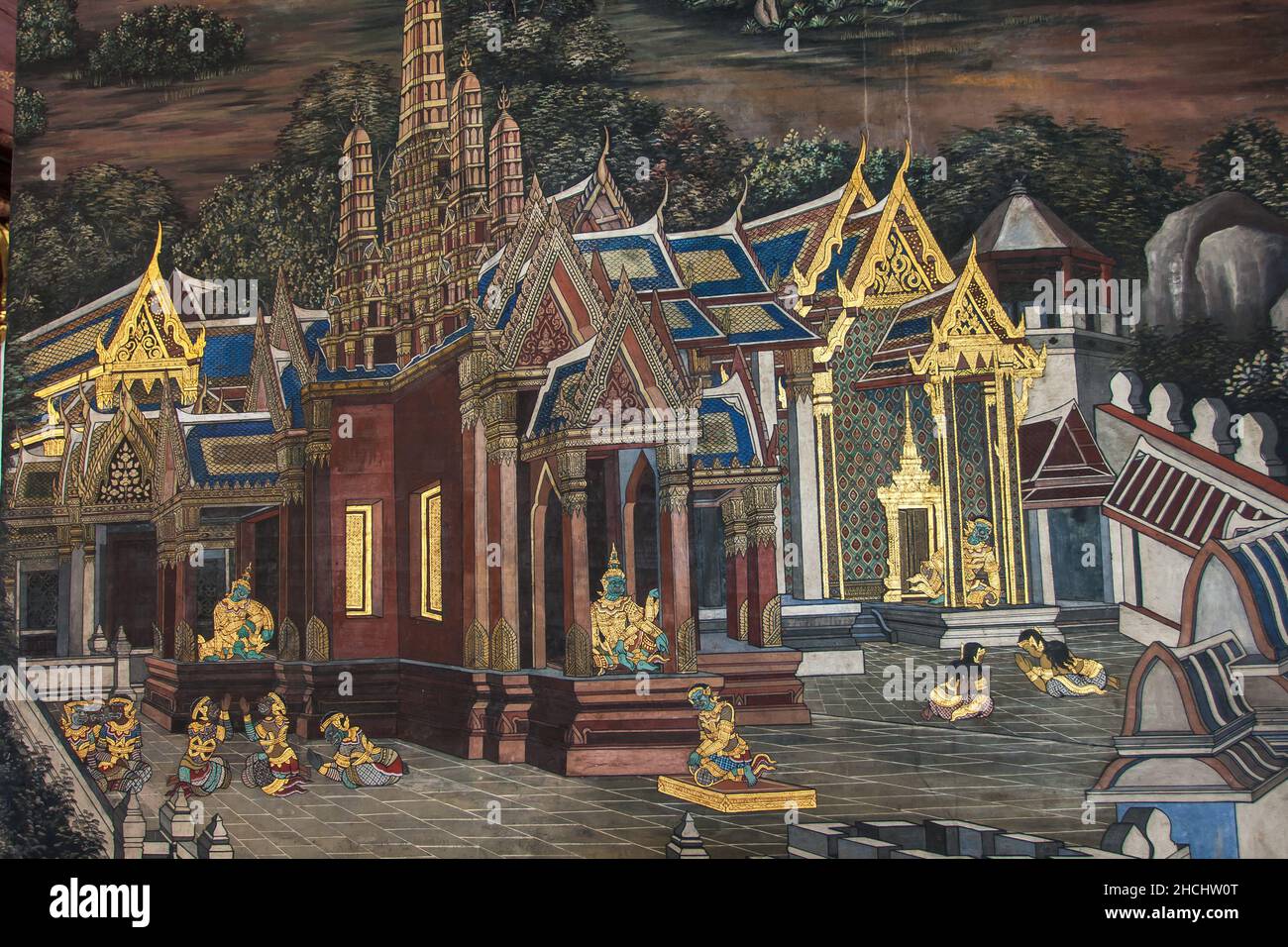 Ramayana paintings hi-res stock photography and images - Alamy