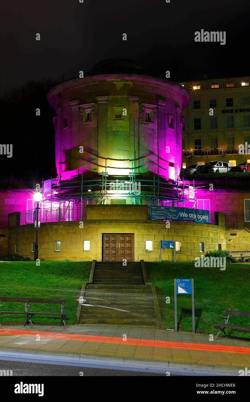 Restoration work on the Rotunda Museum in Scarborough,North Yorkshire ...