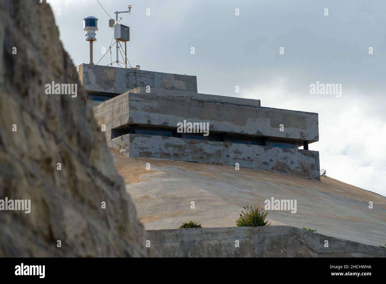 Malta castle lookout Stock Photo - Alamy