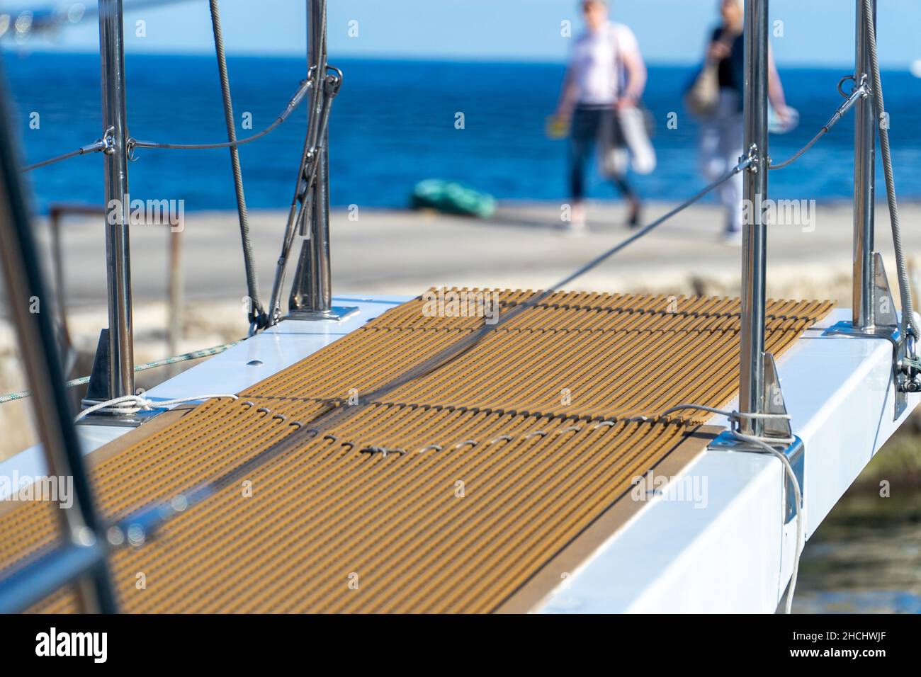 Catamaran gangway hi-res stock photography and images - Alamy Catamaran gangway hi-res stock photography and images - Alamy