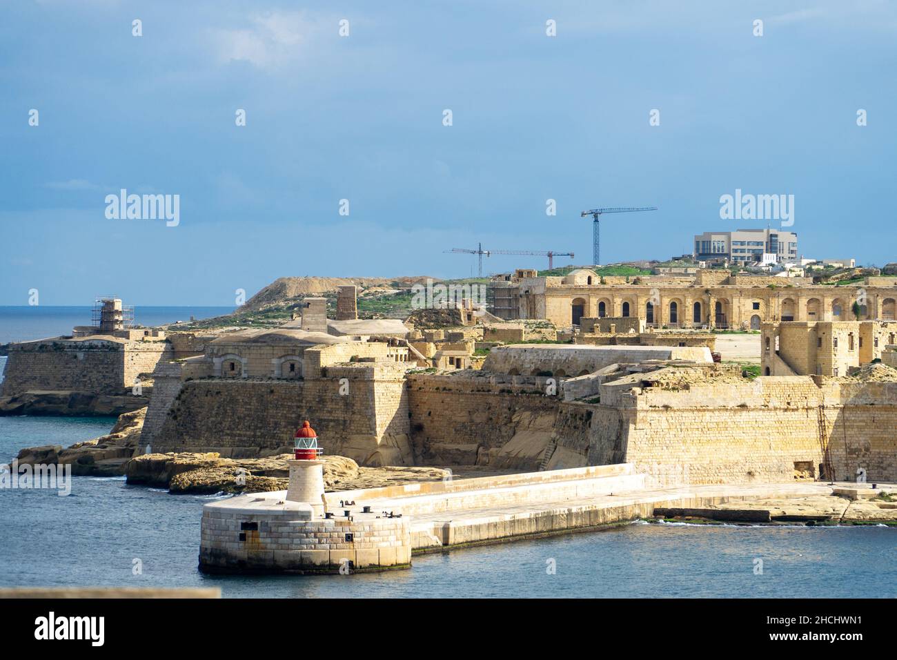 Port Of Valletta Stock Photo - Alamy