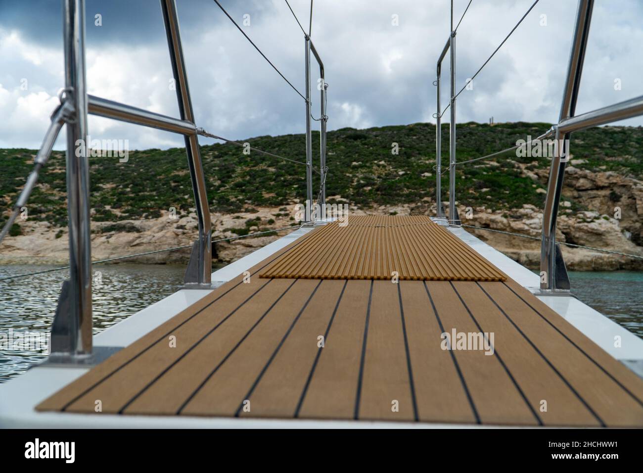 Catamaran gangway hi-res stock photography and images - Alamy