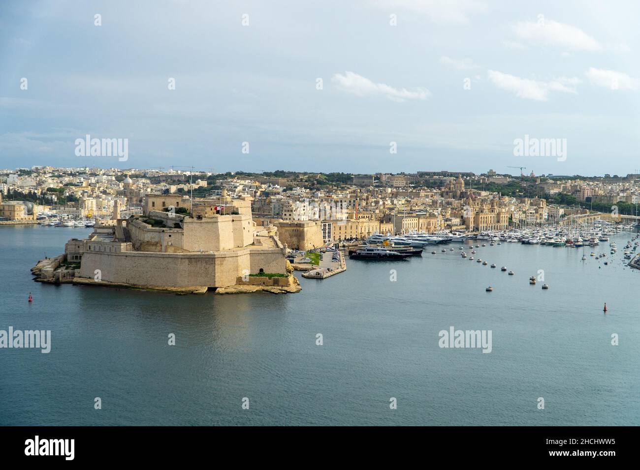 Malta Valletta Ports Stock Photo - Alamy