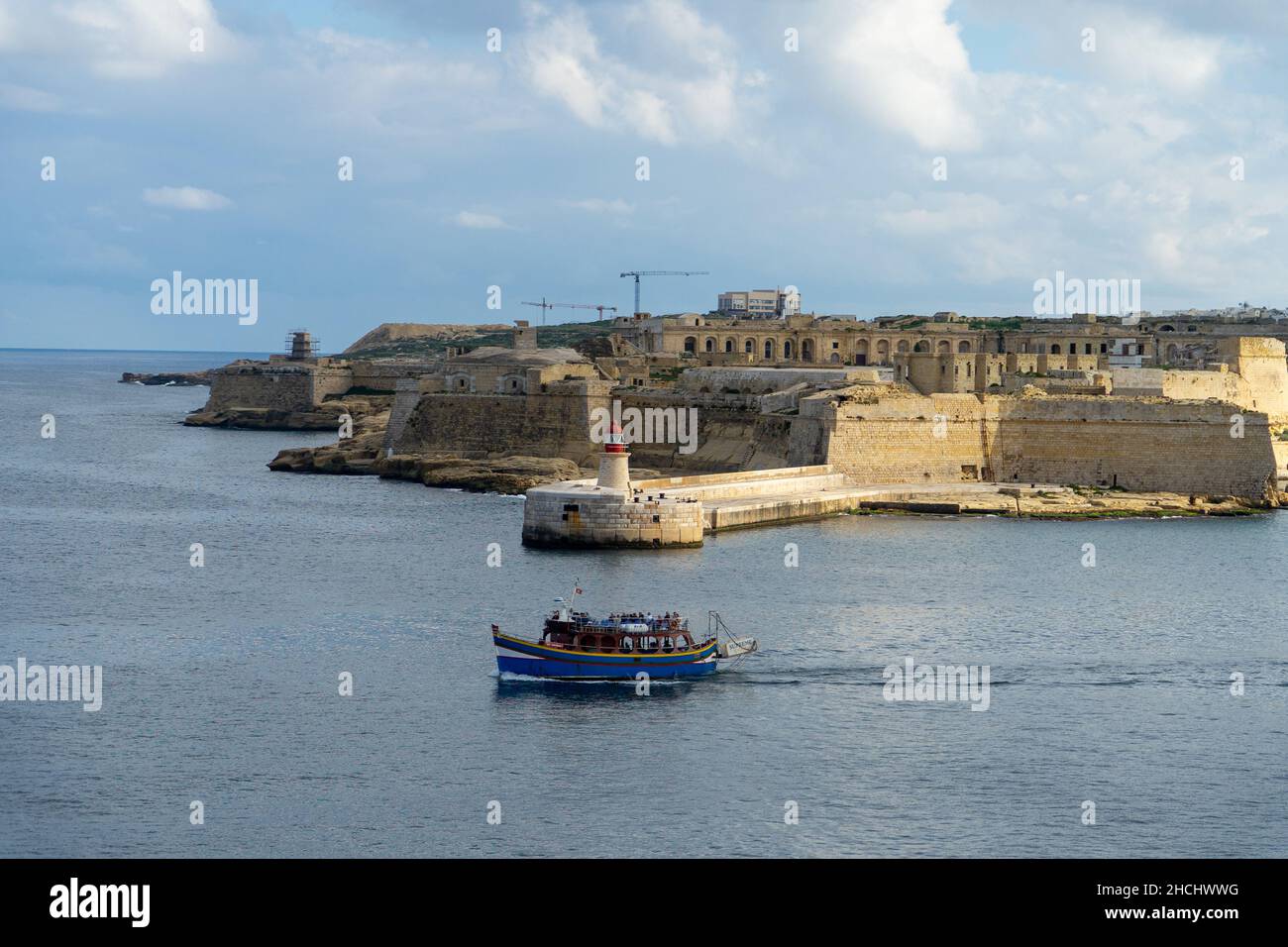 Malta Valletta Ports Stock Photo - Alamy