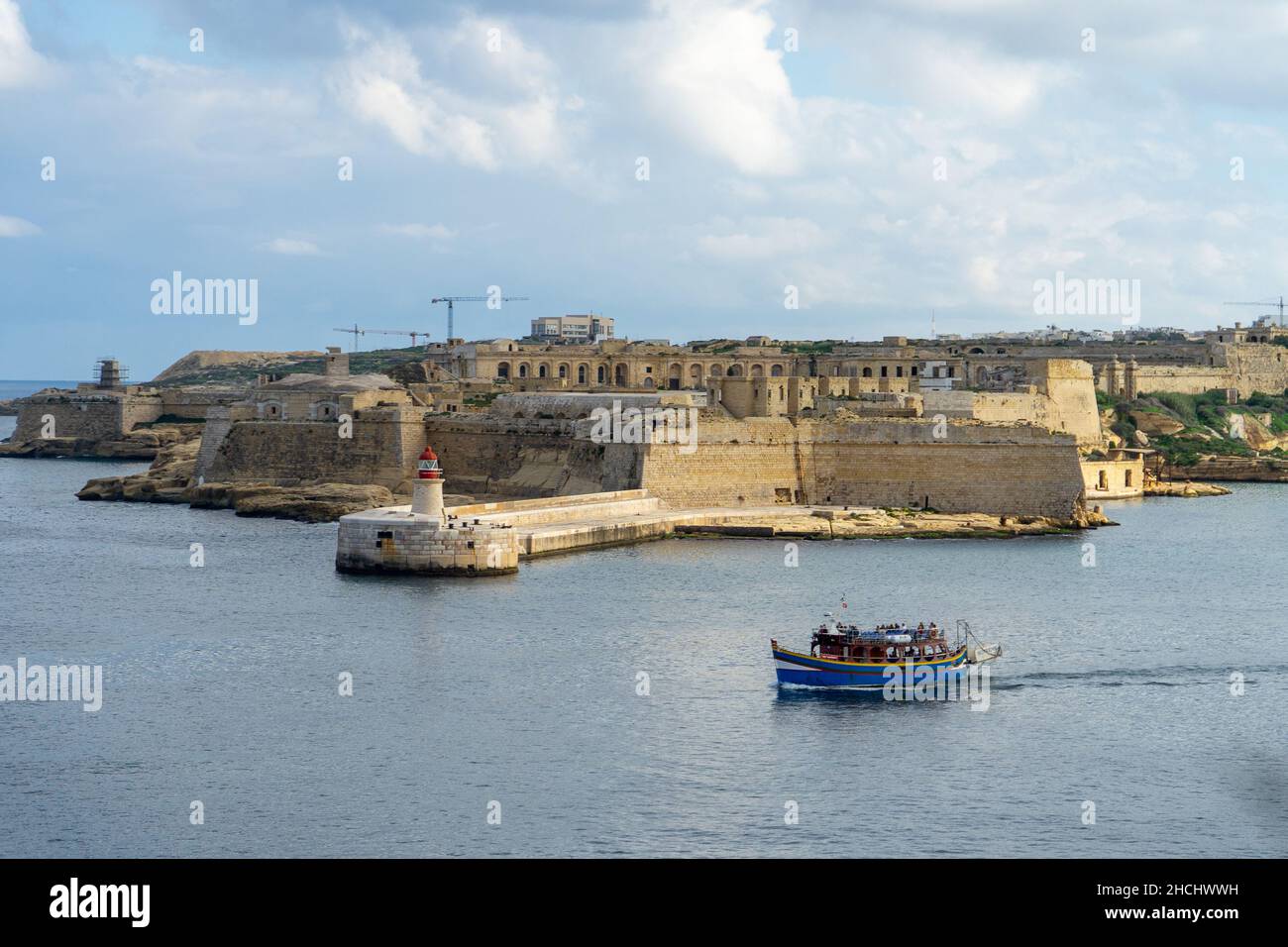 Malta Valletta Ports Stock Photo - Alamy