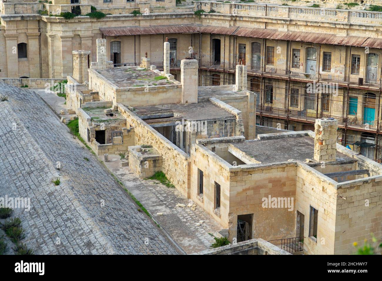 Old style Malta buildings Stock Photo - Alamy