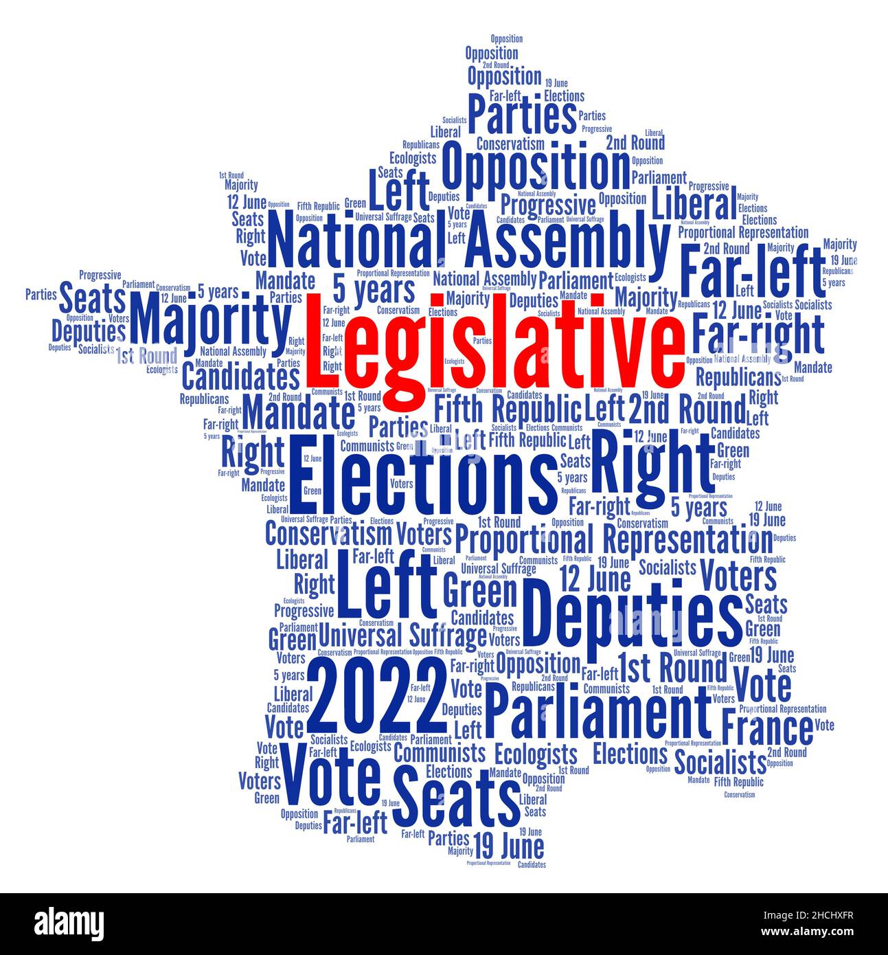 French legislative election 2022 for the national assembly in France ...