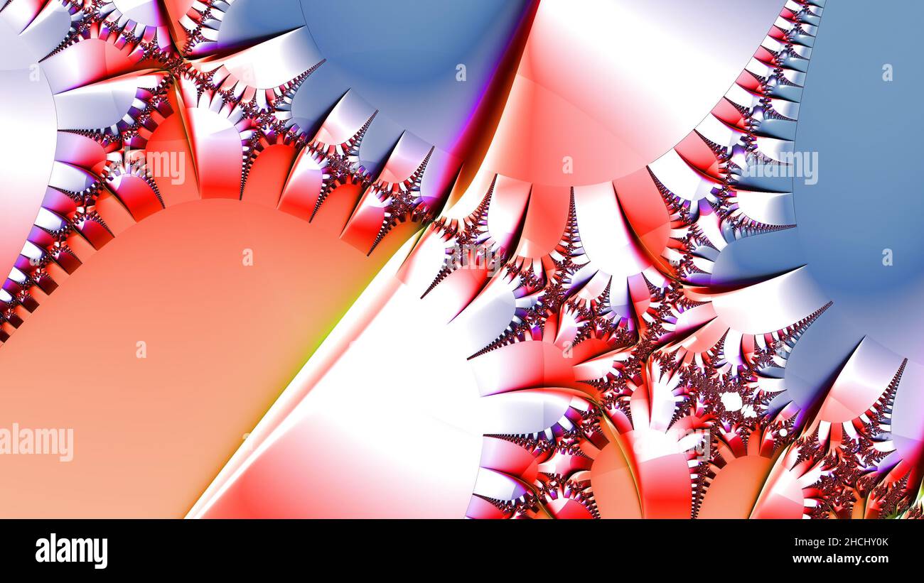 Abstract Computer generated Fractal design. A fractal is a never-ending ...