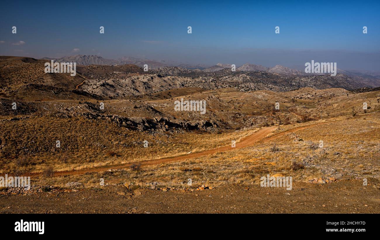The Taurus (Toros) Mountains, Turkey. Beautiful landscape with view ...
