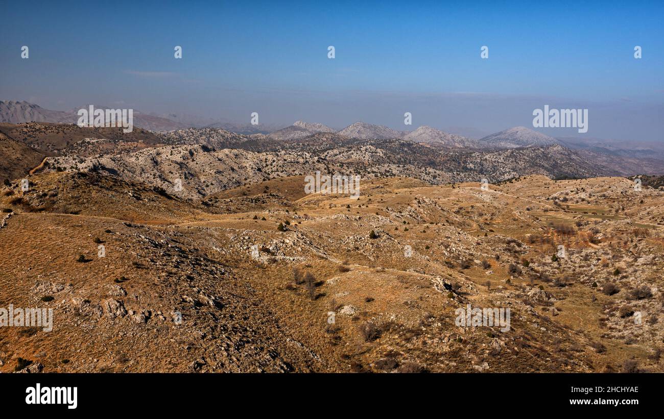 The Taurus (Toros) Mountains, Turkey. Beautiful landscape with view ...