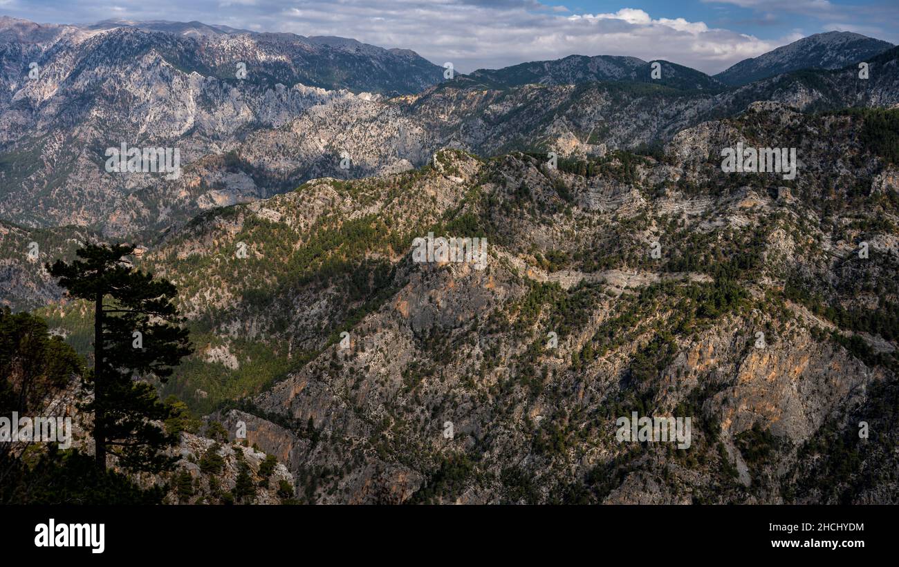 The Taurus (Toros) Mountains, Turkey. Beautiful landscape with view ...