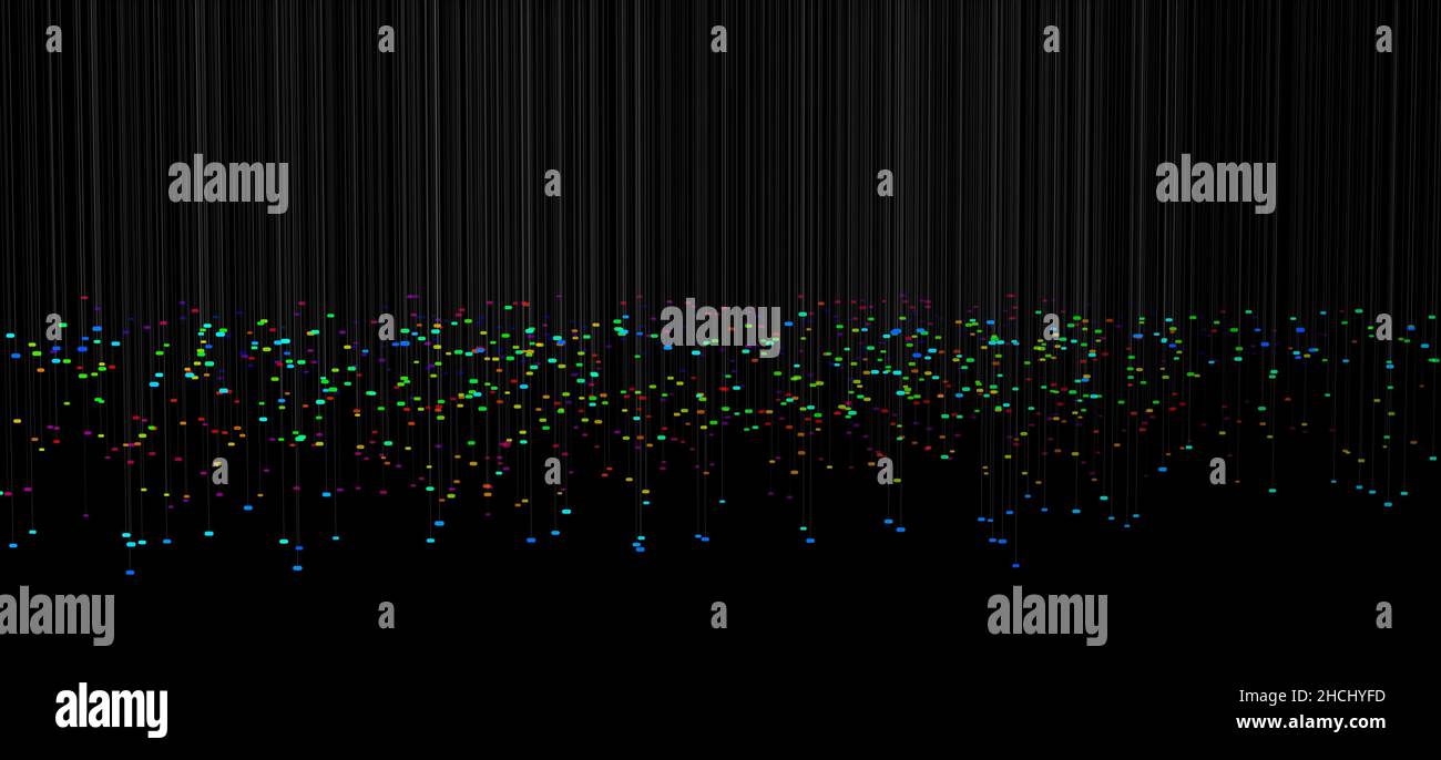 Abstract moving network dots lines hi-res stock photography and images ...