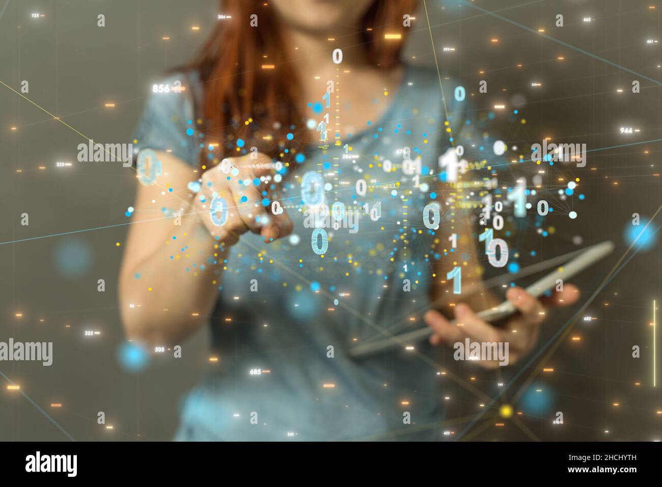 Interconnected network design hi-res stock photography and images - Alamy