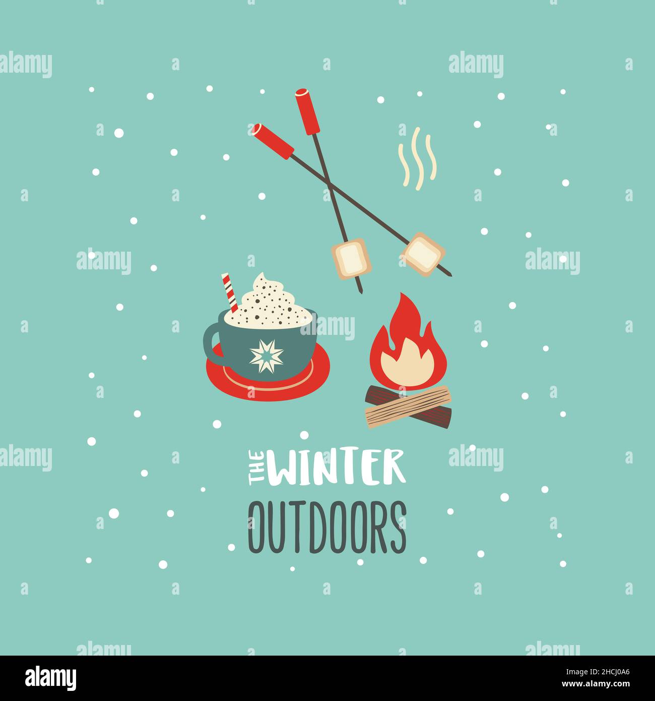 Cartoon flaming banner hi-res stock photography and images - Alamy