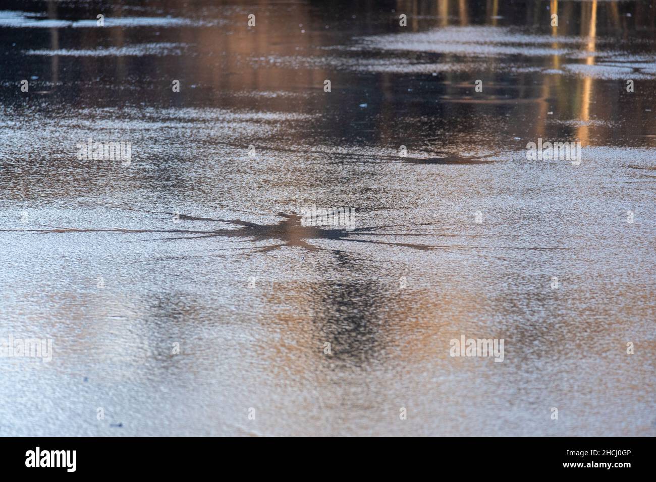 ice with abstract ice stars Stock Photo - Alamy