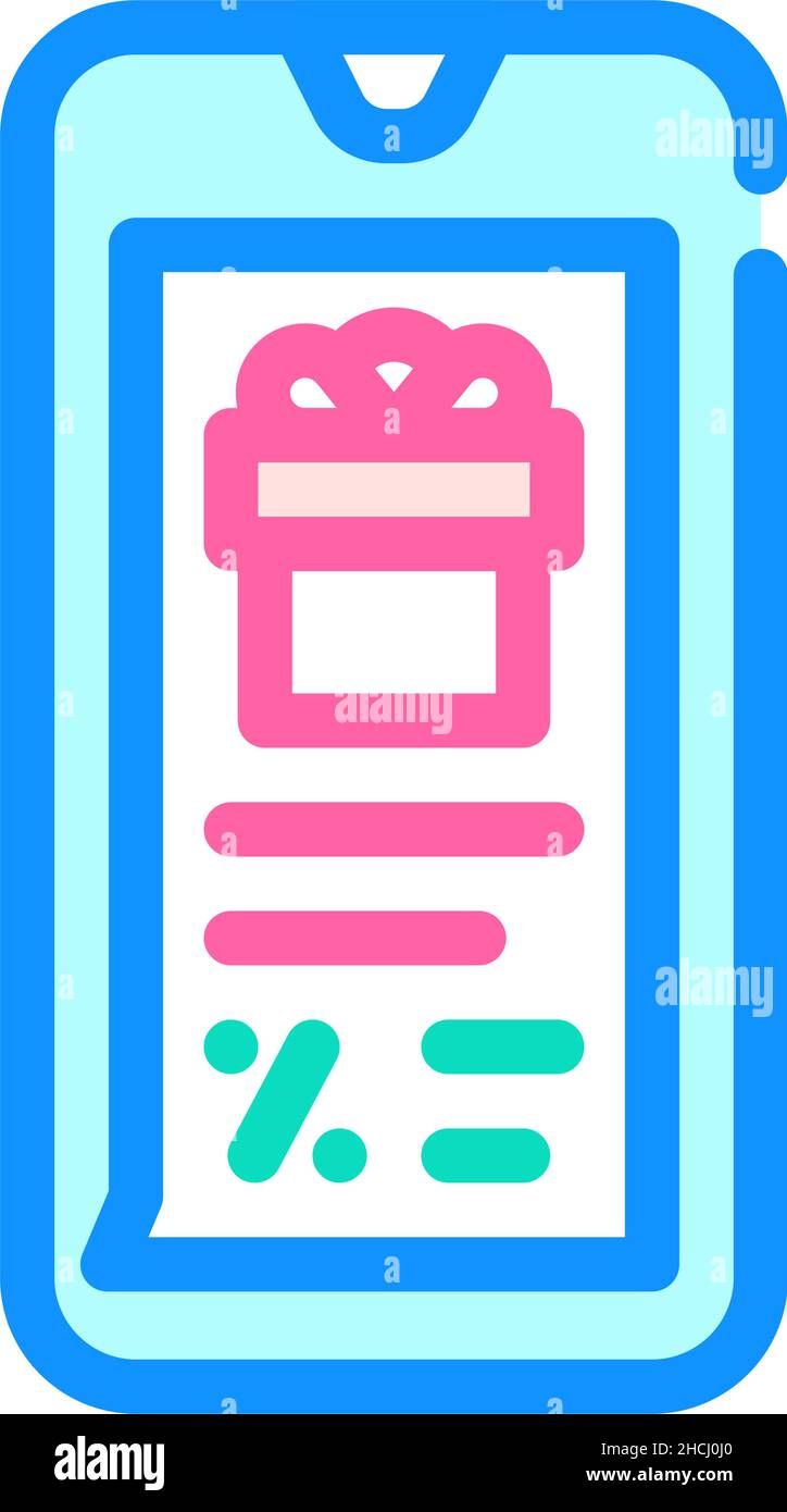 Receipt color icon in Cut Out Stock Images & Pictures - Alamy