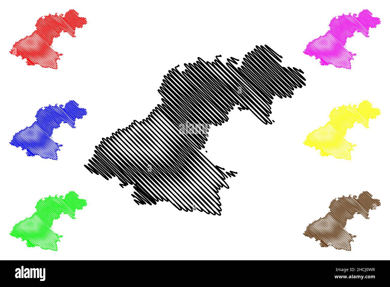 Ratlam district (Madhya Pradesh State, Ujjain division, Republic of ...