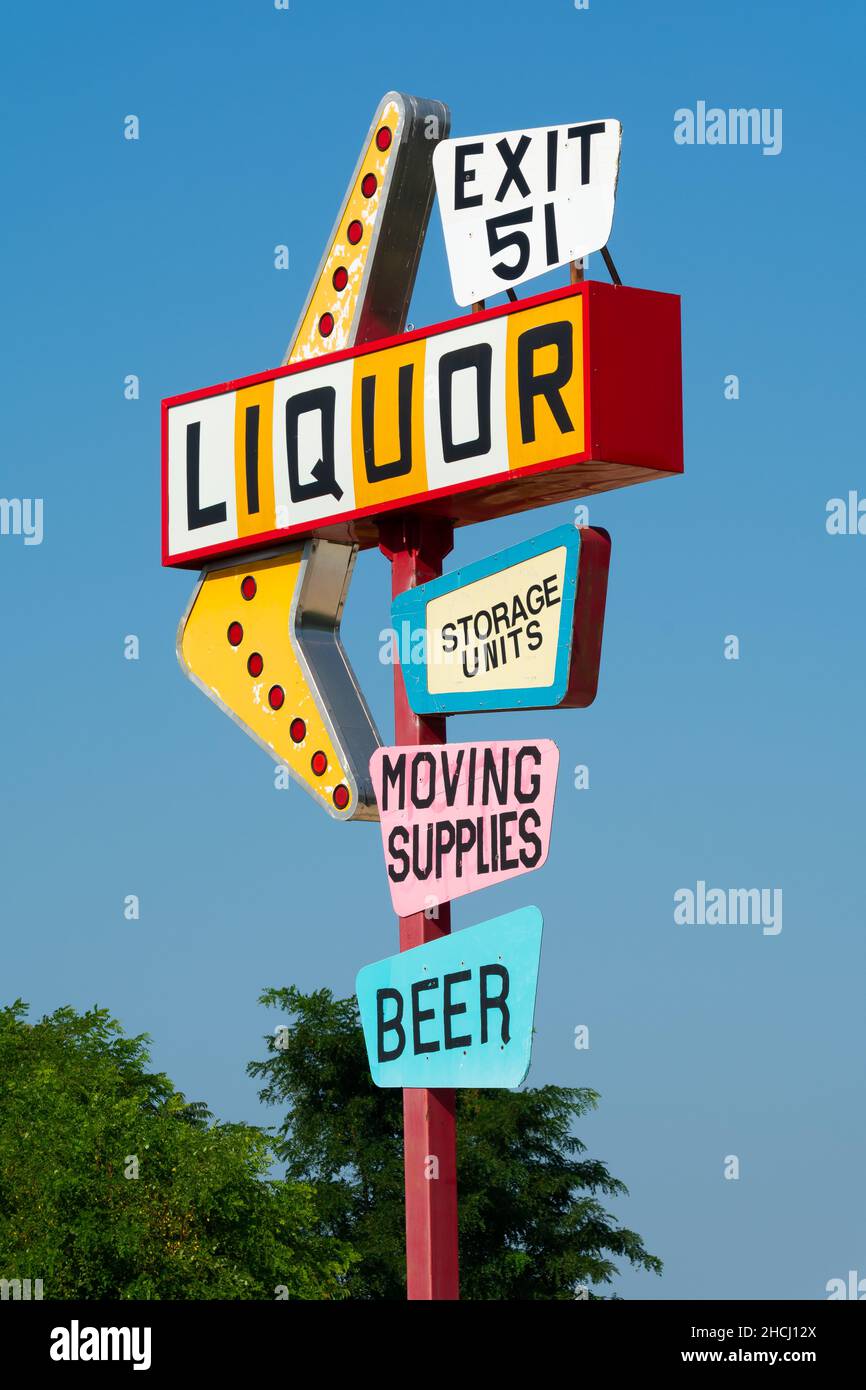 Vintage liquor advertisement hi-res stock photography and images - Alamy