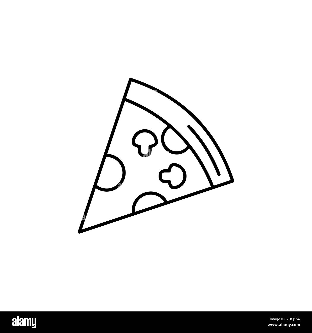 Round hot delicious pizza Black and White Stock Photos & Images - Alamy