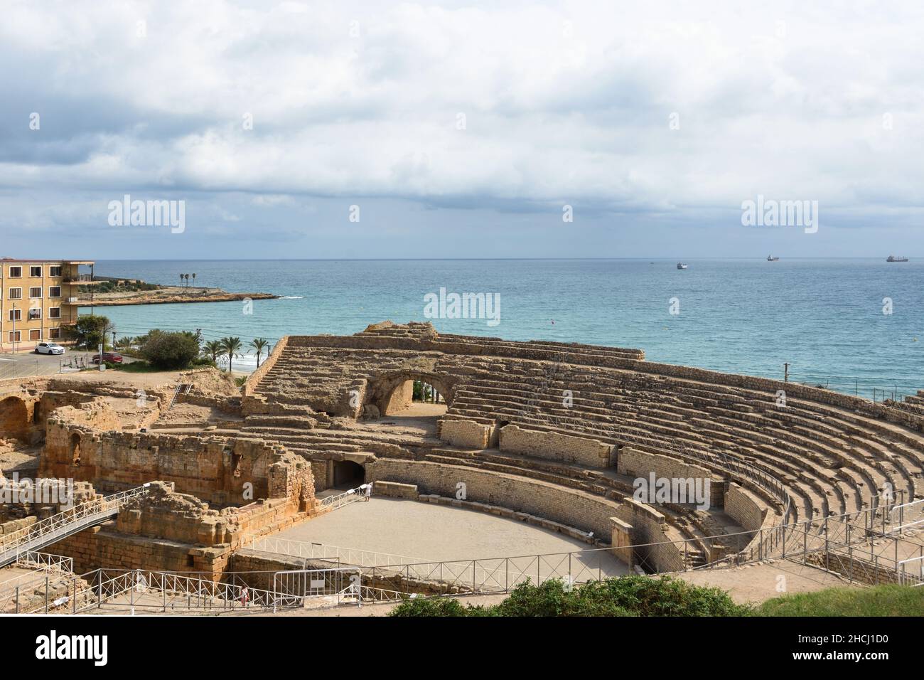 Roman amphitheatre in Tarragona, Catalonia, Spain Stock Photo - Alamy