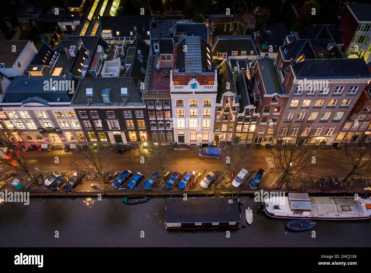 Amsterdam City in the Netherlands Aerial View Stock Photo - Alamy