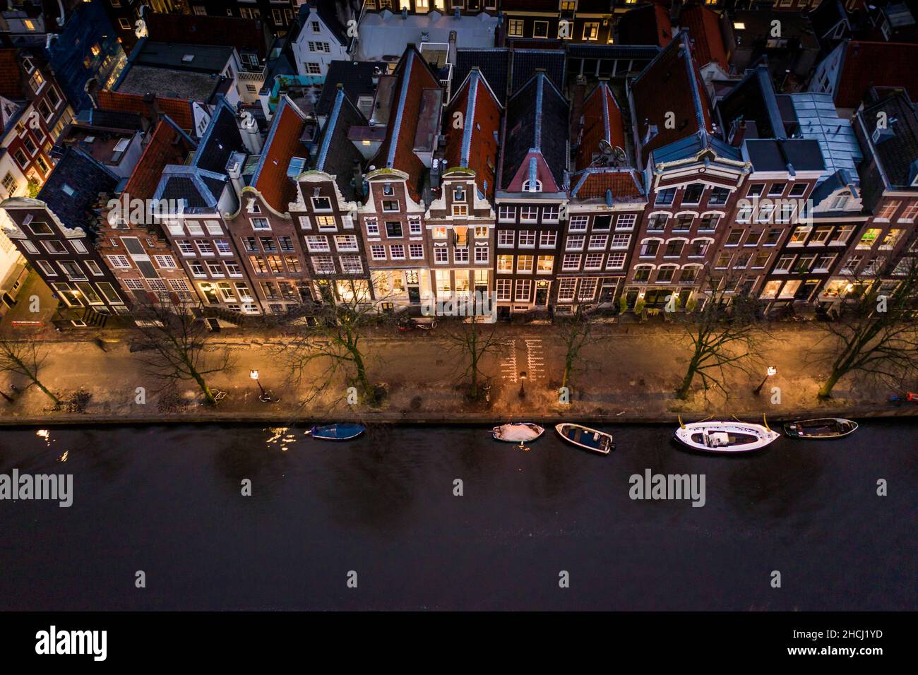 Amsterdam City in the Netherlands Aerial View Stock Photo - Alamy