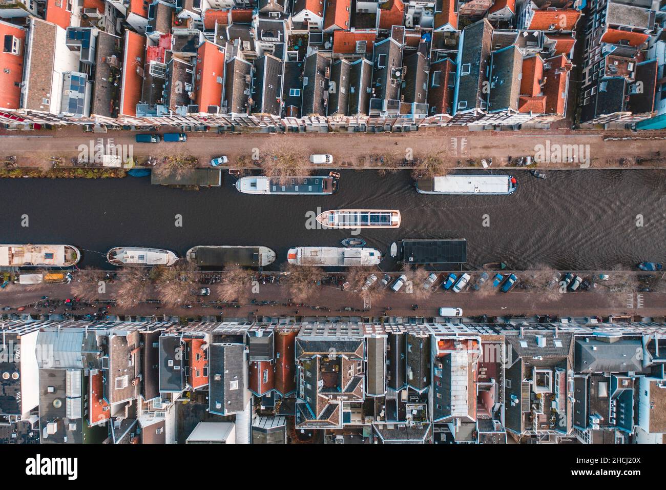 Amsterdam City in the Netherlands Aerial View Stock Photo - Alamy