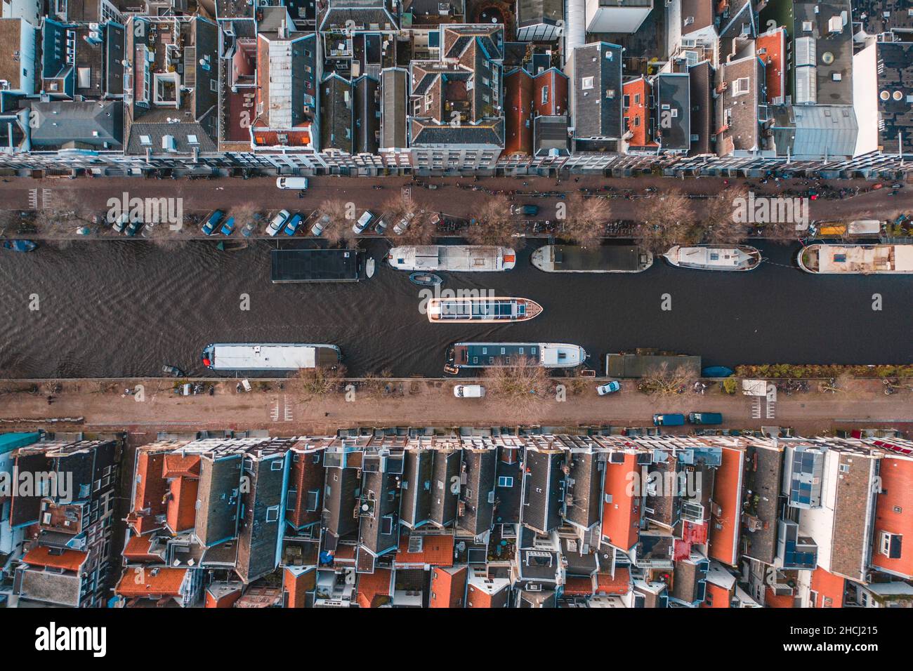 Amsterdam City in the Netherlands Aerial View Stock Photo - Alamy