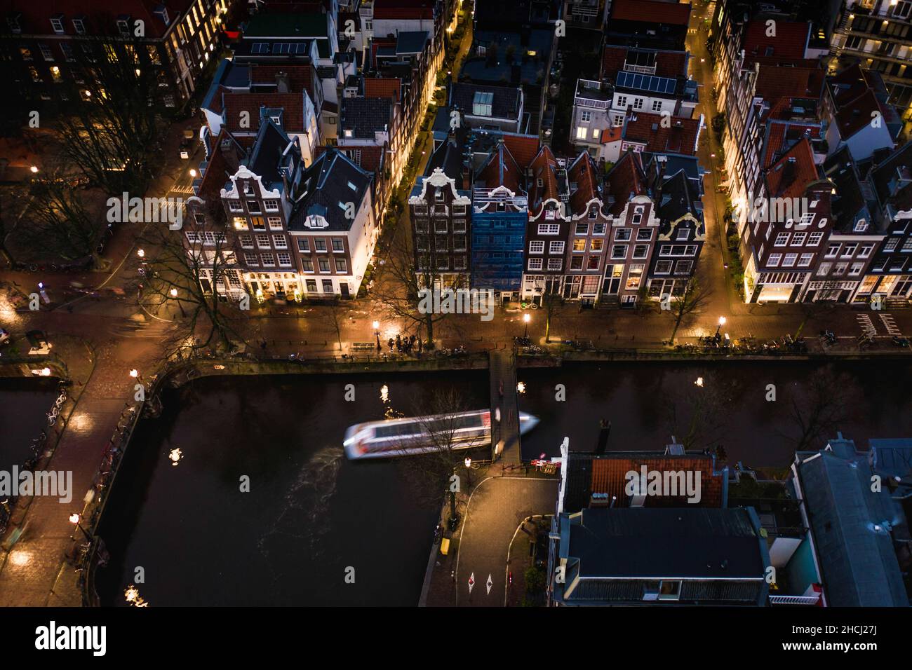 Amsterdam City in the Netherlands Aerial View Stock Photo - Alamy