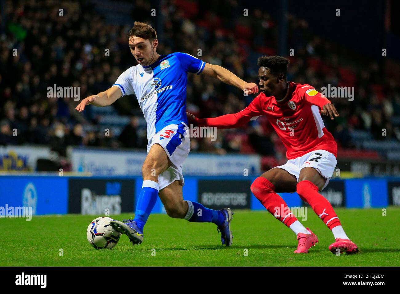 Blackburn, UK. 29th Dec, 2021. Harry Pickering #3 of Blackburn Rovers ...
