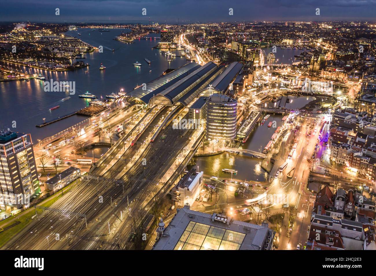 Amsterdam Centraal Station in the Netherlands Stock Photo - Alamy