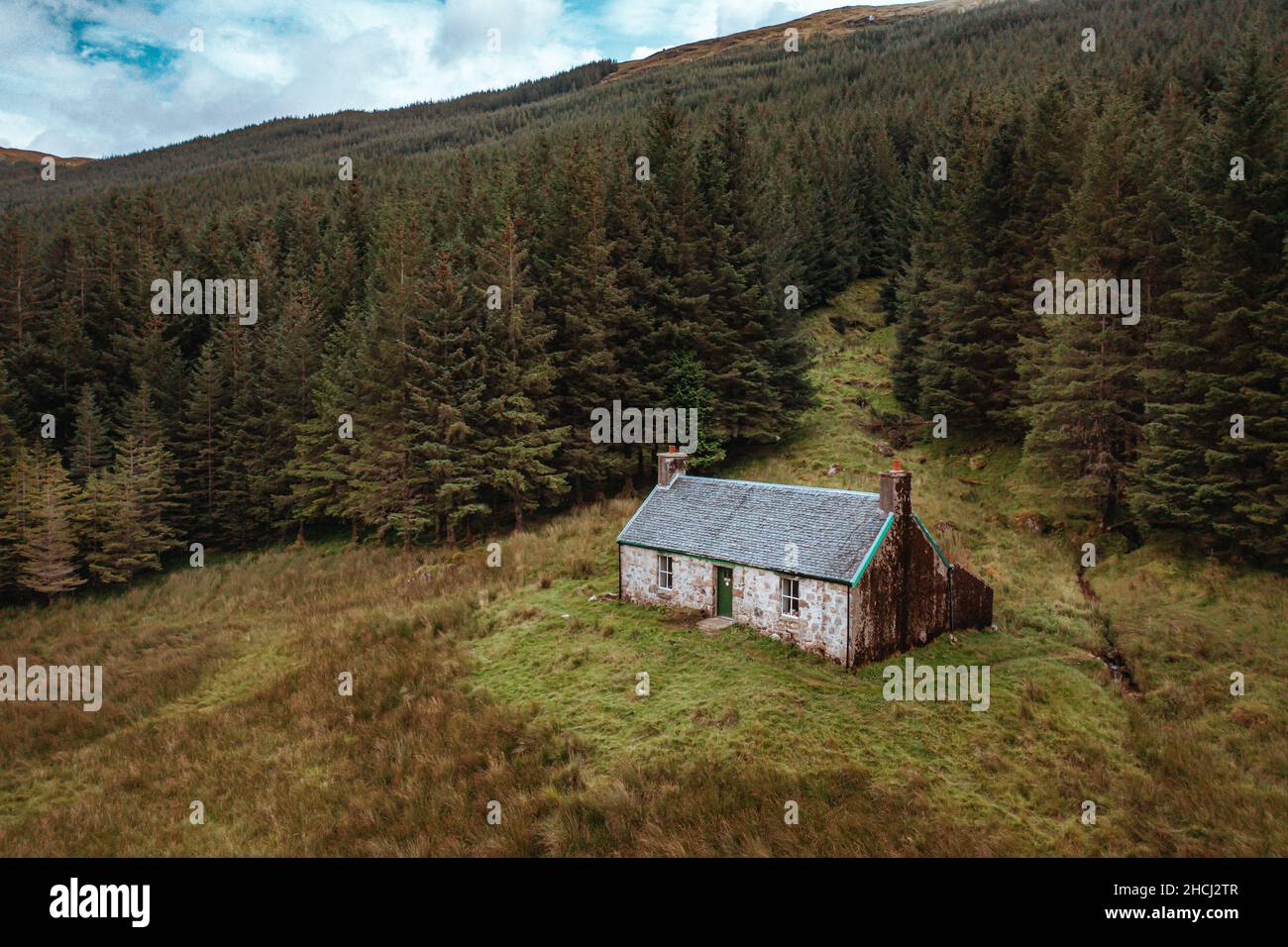 A Bothy in Scotland for Hikers and Explorers to Stay Safe Stock Photo ...