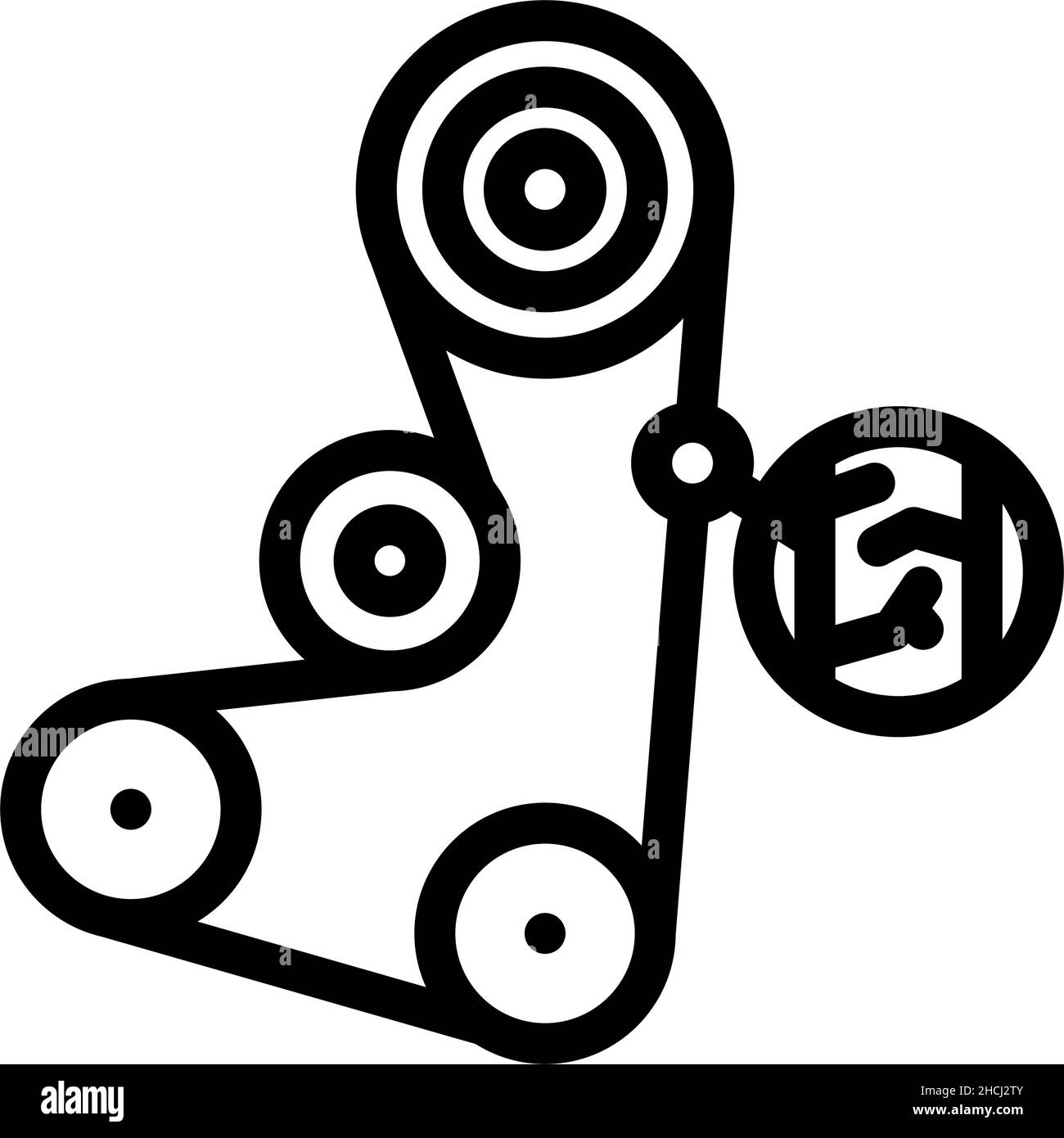 Timing Belt Logo NEW Timing Belt 1358XS 1356811080 1356819105