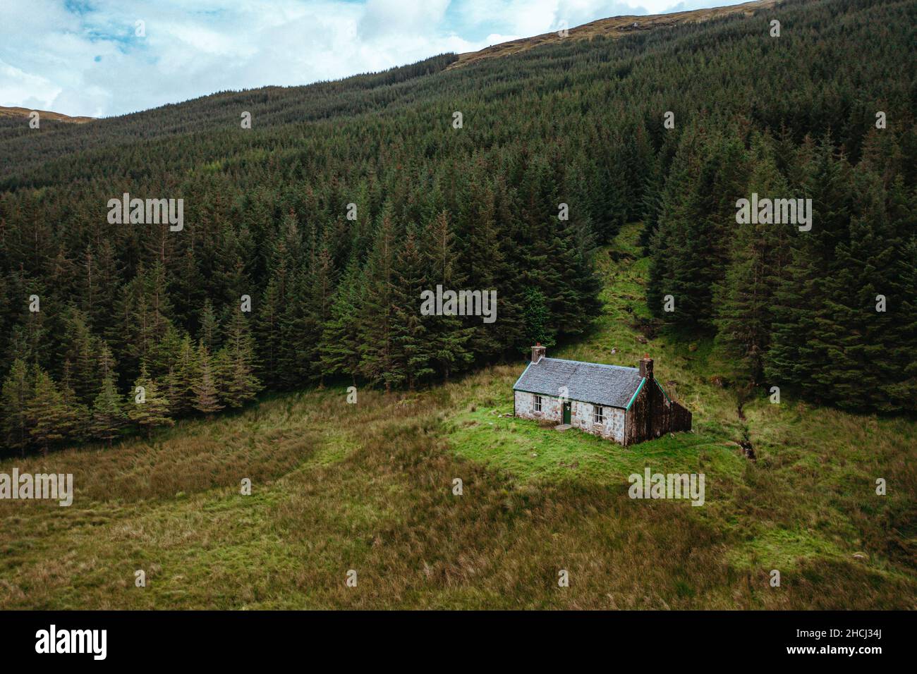A Bothy in Scotland for Hikers and Explorers to Stay Safe Stock Photo ...