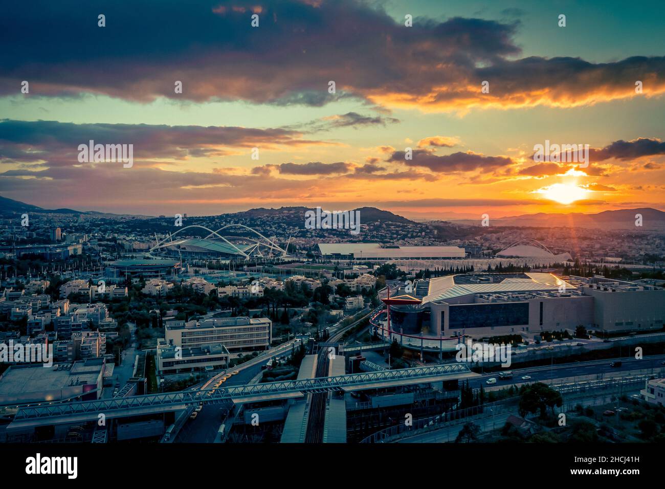 Aerial view mega shopping mall hi-res stock photography and images - Alamy