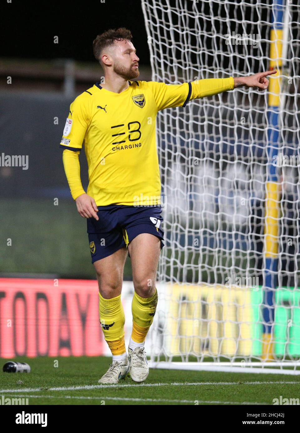 Oxford United's Matty Taylor celebrates after scoring his sides second ...