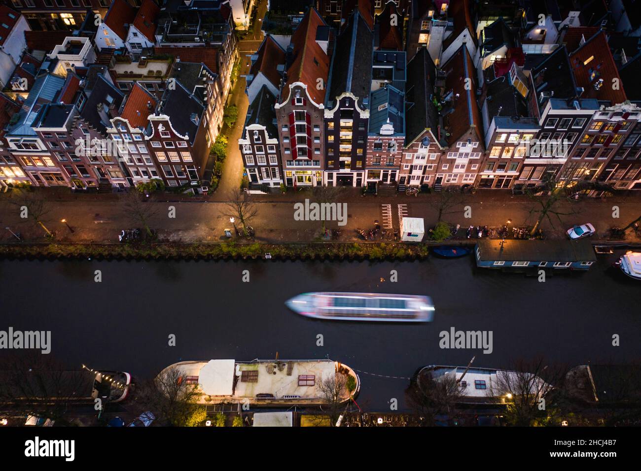 Amsterdam City in the Netherlands Aerial View Stock Photo - Alamy