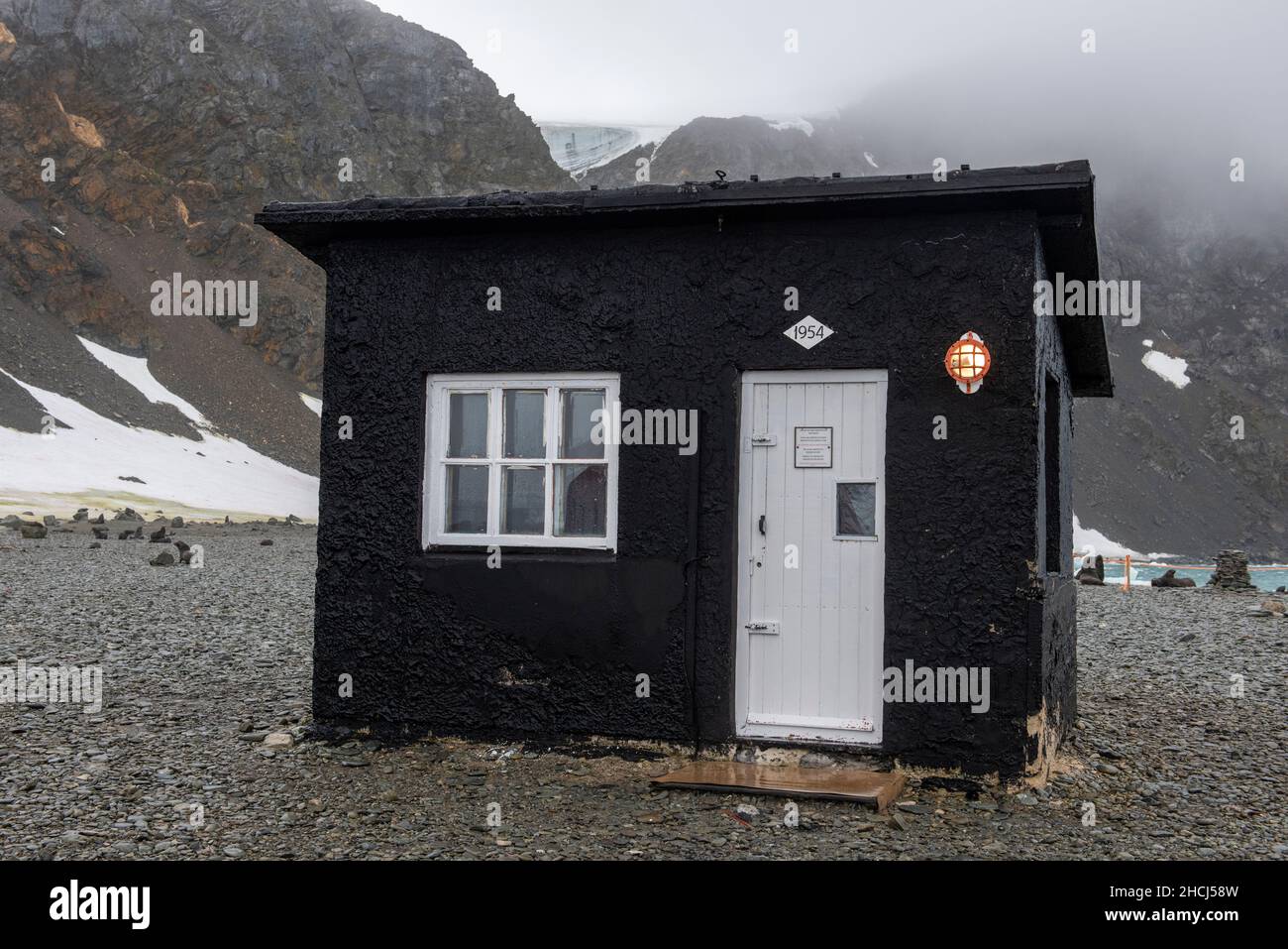 Antarctica, South Orkney Islands, Laurie Island, Orcadas Station ...