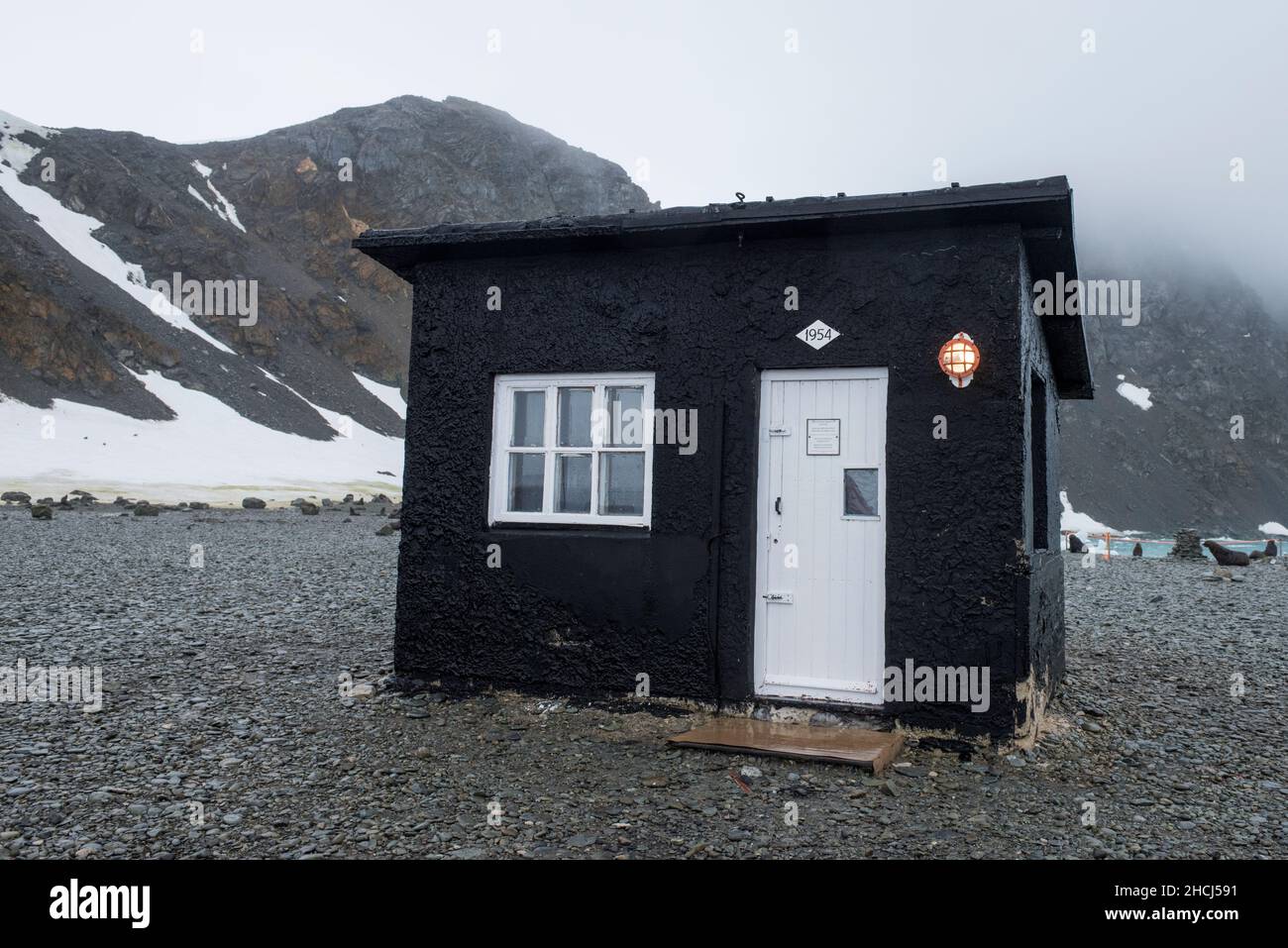 Antarctica, South Orkney Islands, Laurie Island, Orcadas Station ...