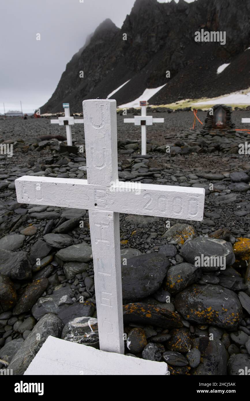 Antarctica, South Orkney Islands, Laurie Island, Orcadas Station ...