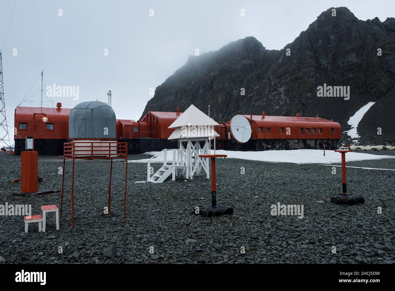 Antarctica, South Orkney Islands, Laurie Island, Orcadas Station ...